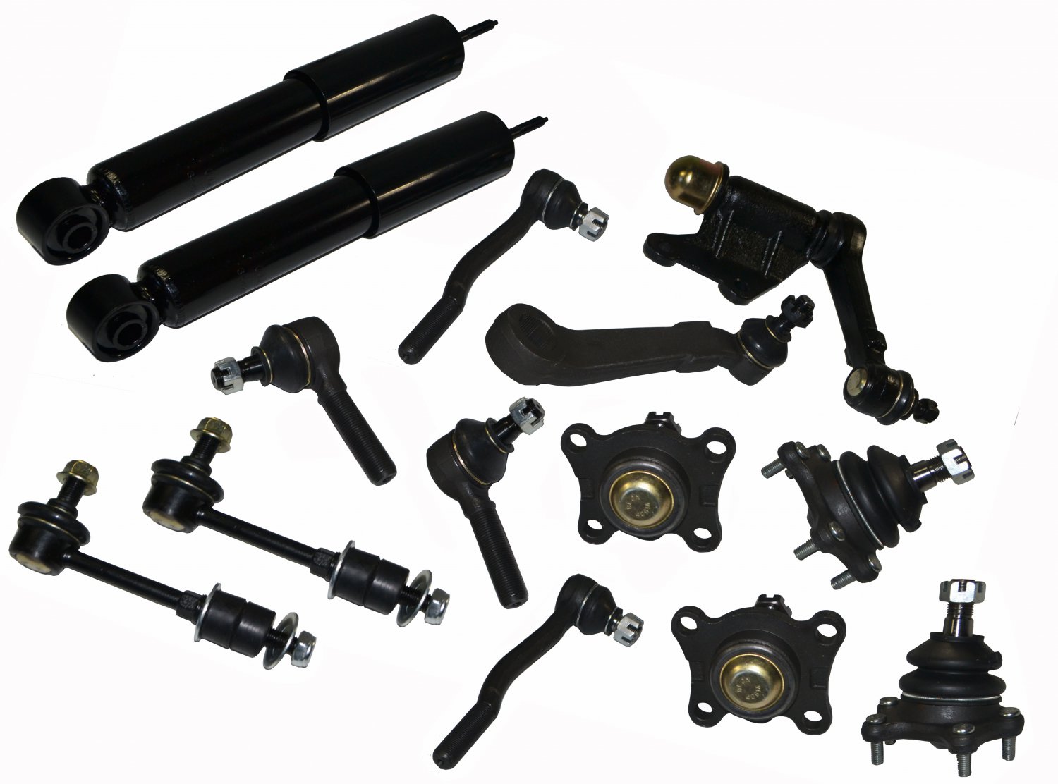 90-95 Toyota 4Runner 4WD Suspension Steering Kit Front Shock Absorbers ...