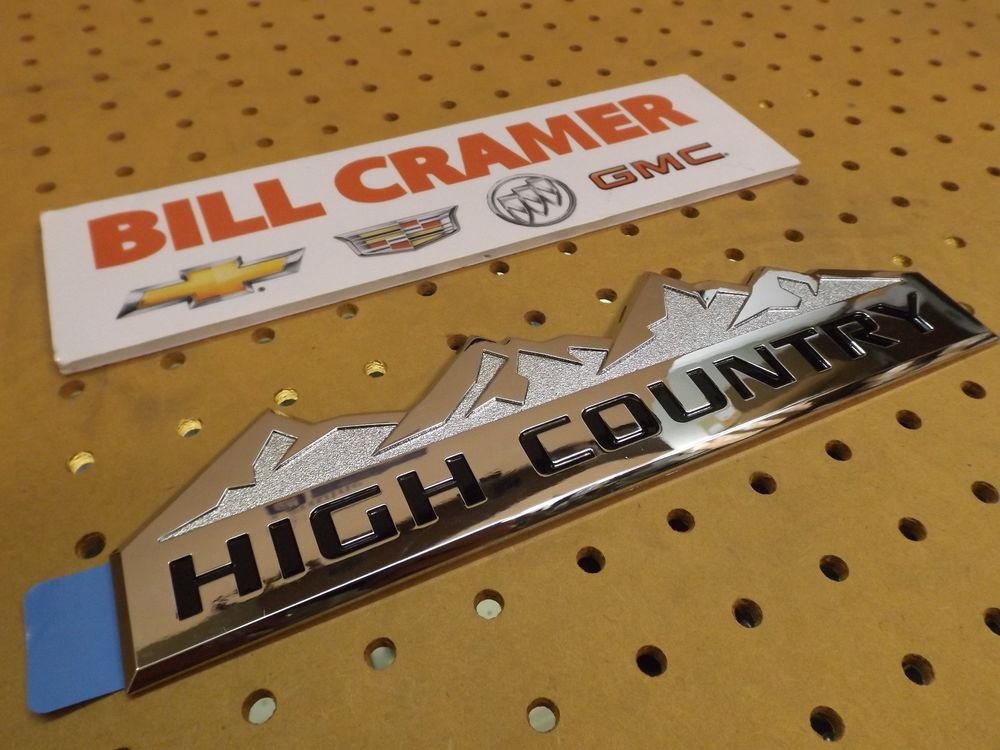 22813987 2014-2015 Chevrolet Silverado High Country Emblem