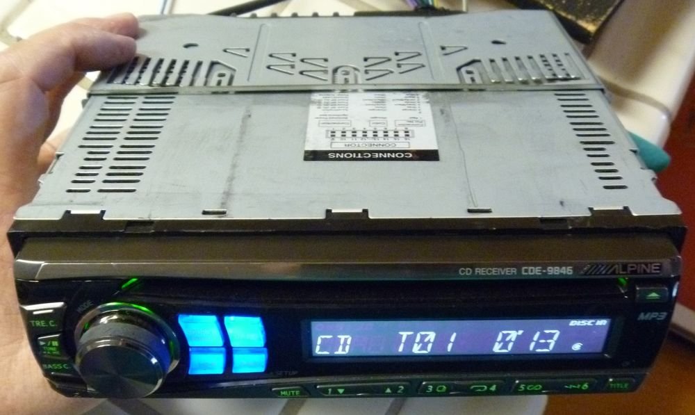 Alpine CDE-9846 Tested Good Guaranteed!