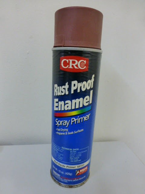 CRC Rust Proof Enamel Spray Paint 15 oz Aerosol Can Red Oxide Primer