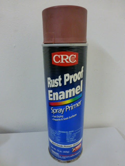 CRC Rust Proof Enamel Spray Paint 15 oz Aerosol Can Red Oxide Primer