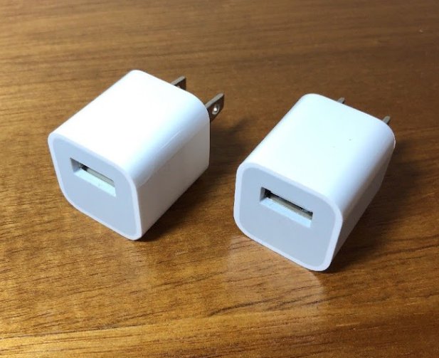 Lot of 2 Genuine Apple USB Power Adapter Charger for iPhone A1385