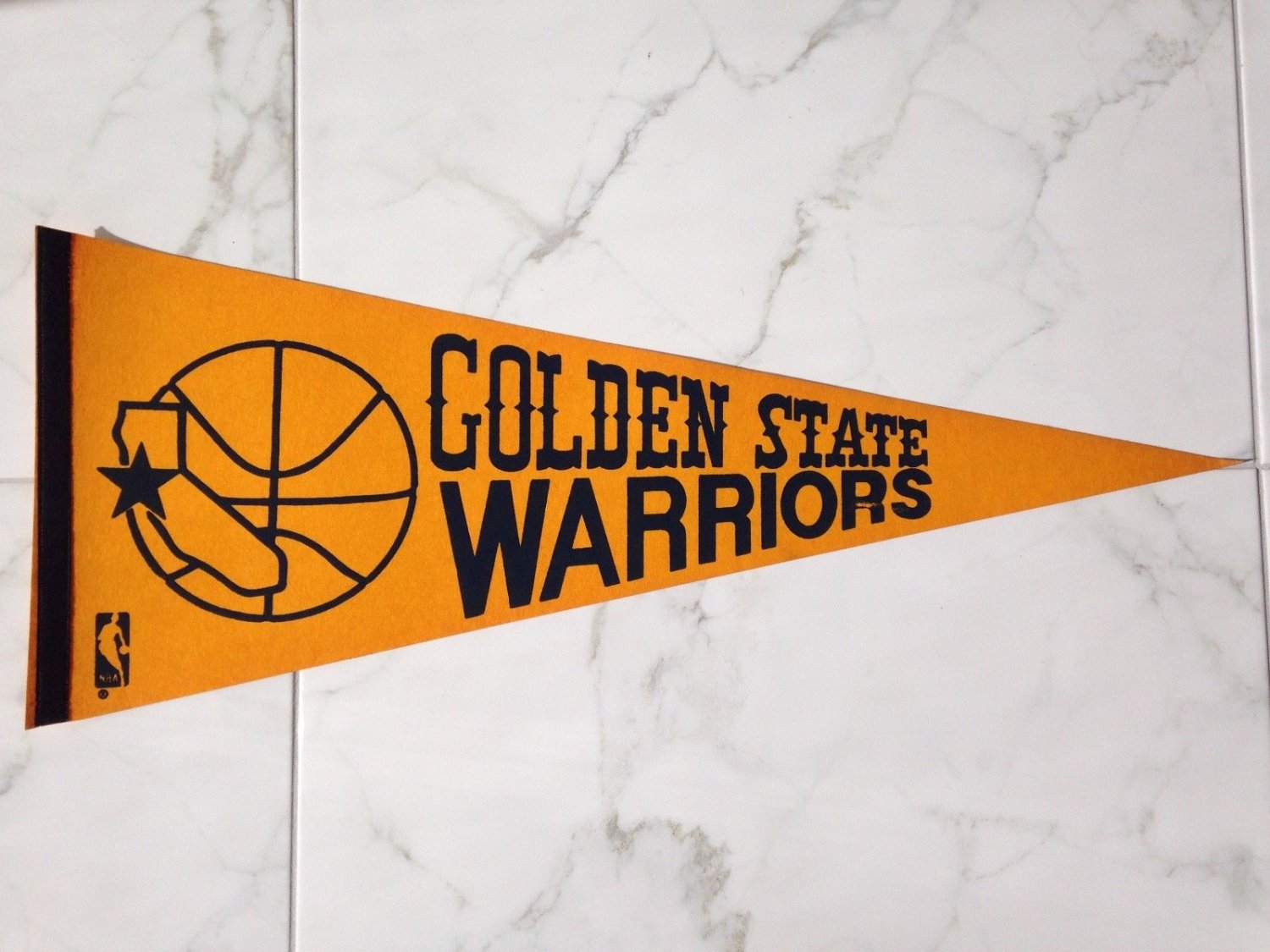 Vintage Golden State Warriors Oakland California NBA Pennant Basketball ...