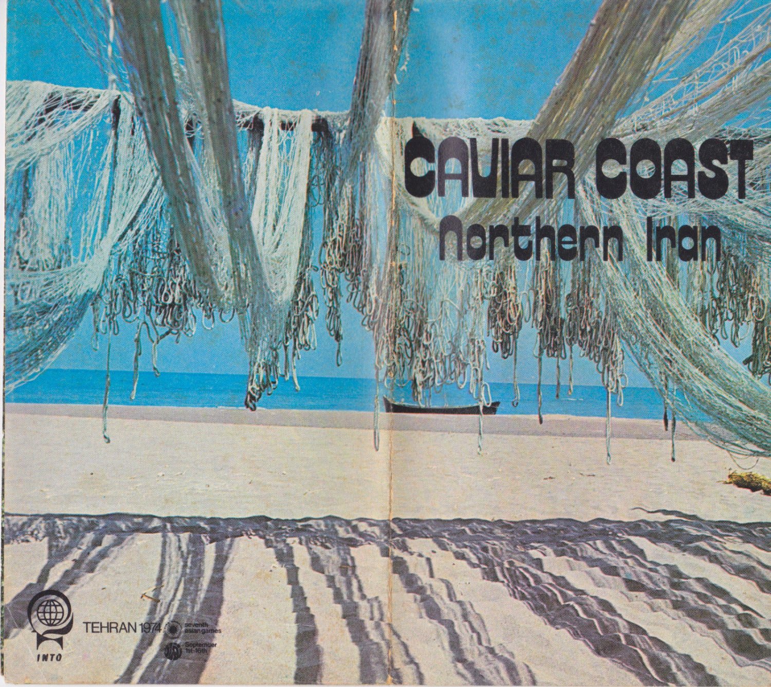 Caviar Coast Northern IRAN - TRAVEL BROCHURE Tehran 1974 - PERSIA