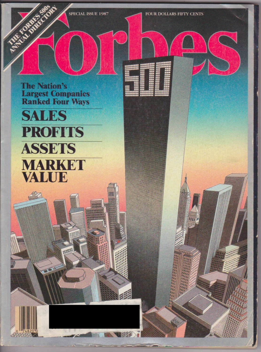1987 Forbes 500 Special Issue Magazine Annual Directory Pre-Market ...