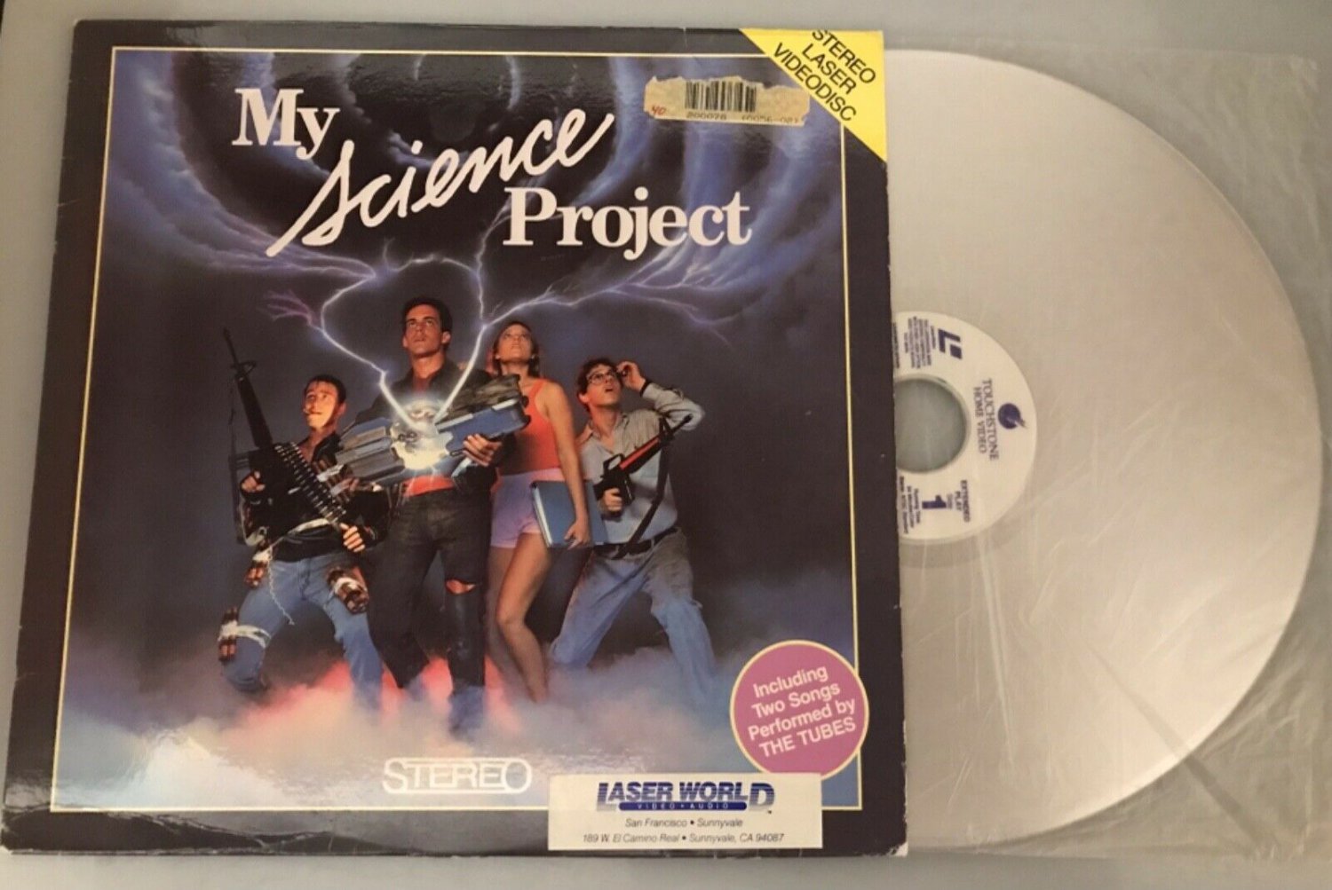 LASERDISC My Science Project 1985 Movie Sci-Fi Dennis Hopper, Fisher ...