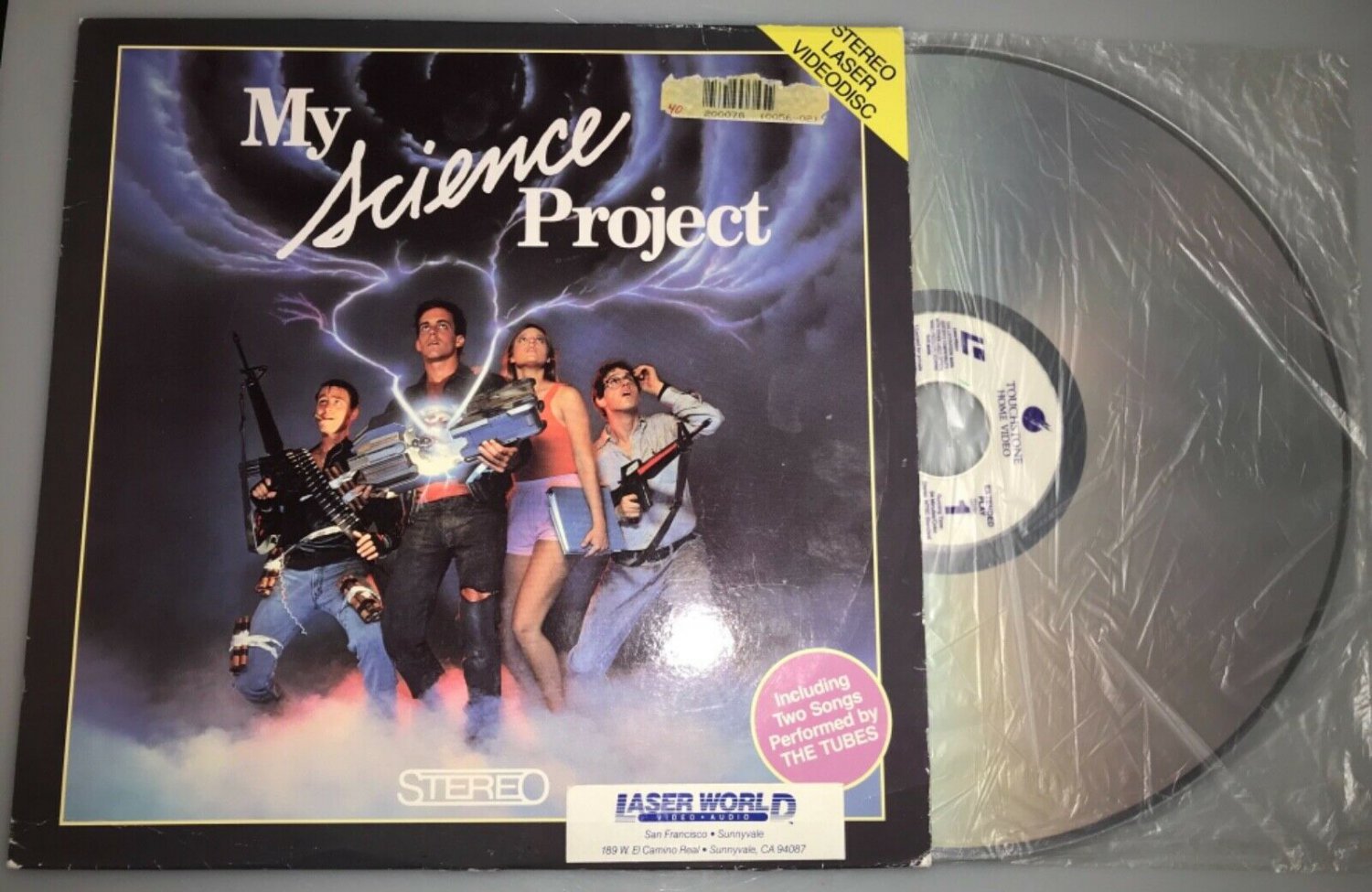 LASERDISC My Science Project 1985 Movie Sci-Fi Dennis Hopper, Fisher ...
