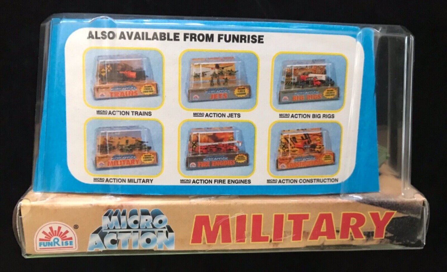 NIB Funrise Military Micro Action Tanks Jeep, 3 Men, Van Micromachines ...