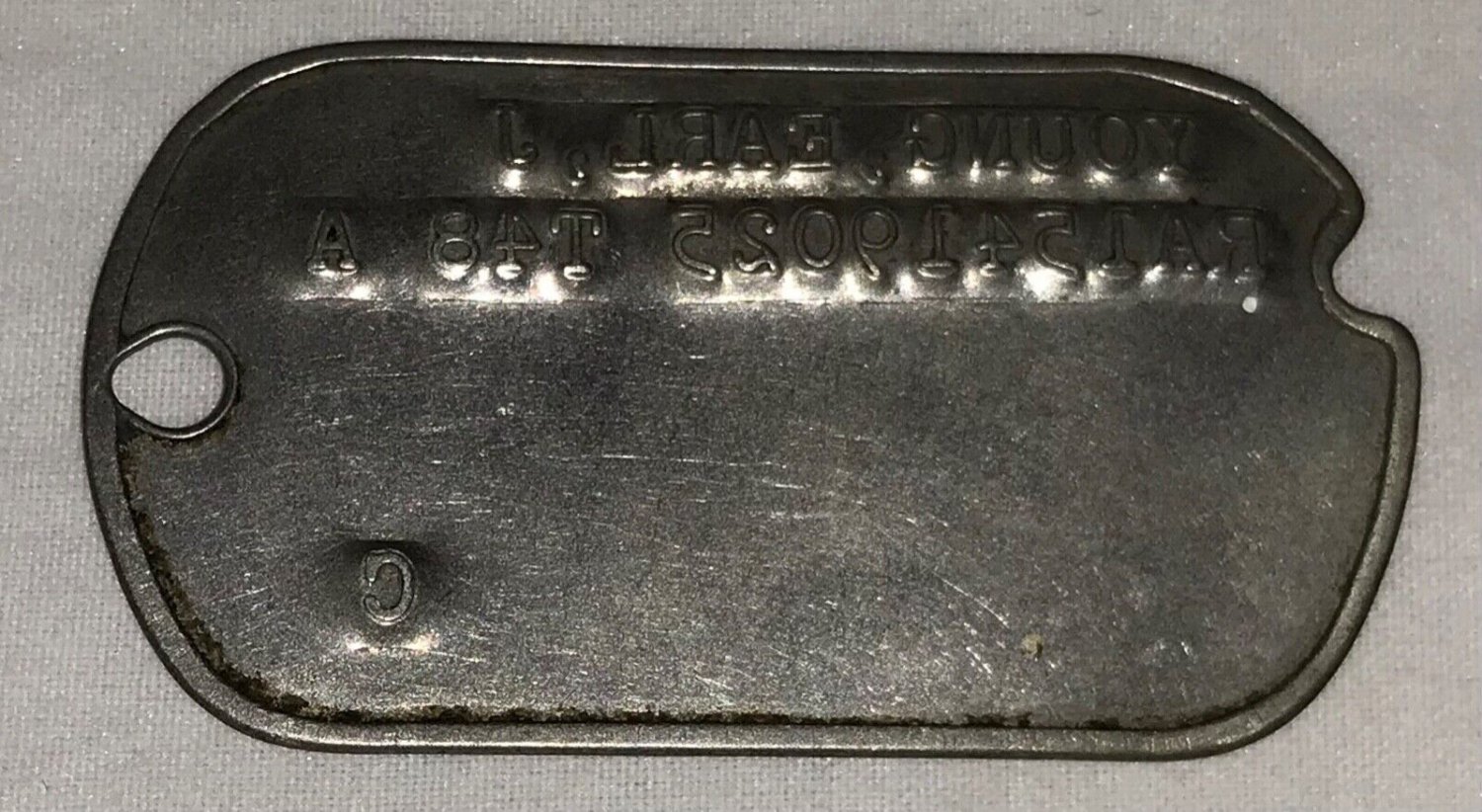 Colonel Earl J. Young U.S. ARMY Dog Tag Korea Vietnam Air America CIA ...