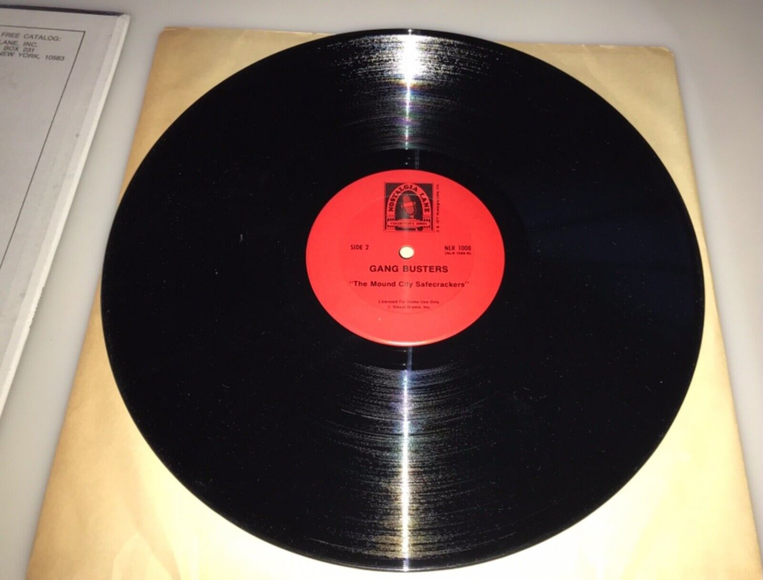 GANGBUSTERS Gang Busters Original Radio Broadcast vinyl LP 1977 ...