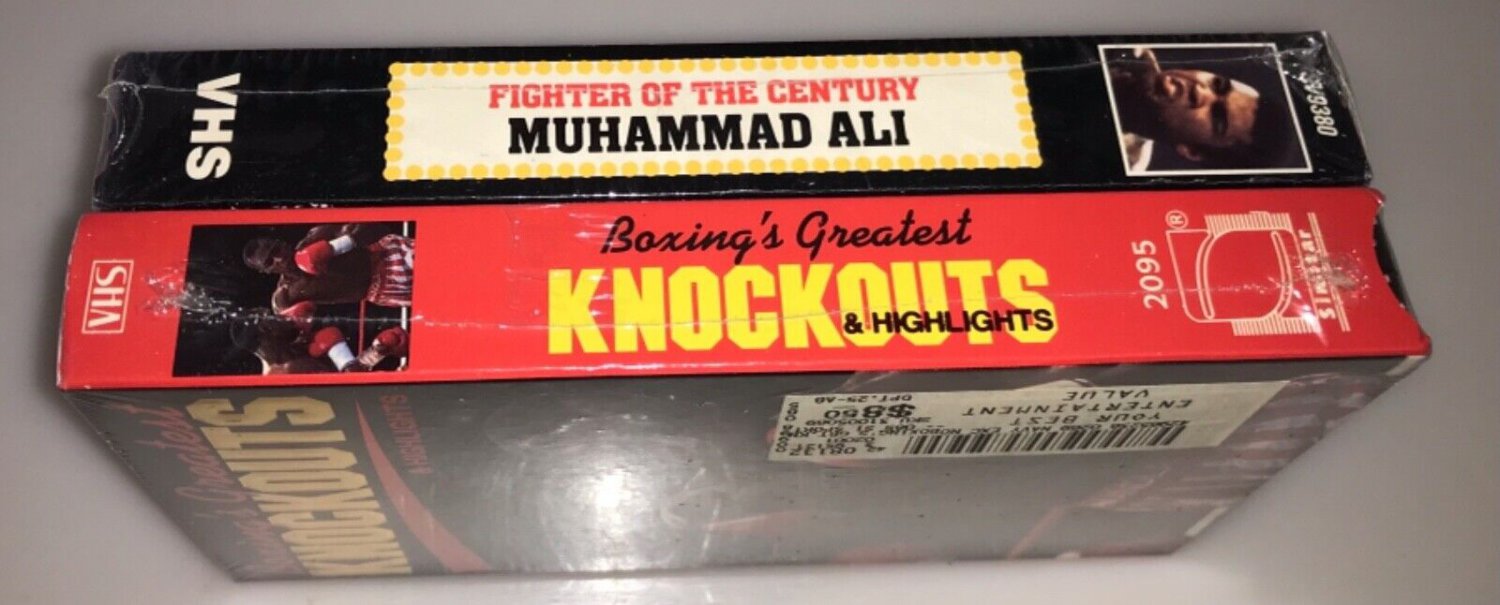 Muhammad Ali & Boxing's Greatest Knockouts (2) Sealed VHS Tapes Boxing ...