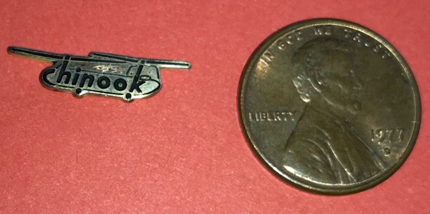 Boeing Ctc 1/10 10k Gold CH47D Chinook Helicopter Pin vintage NOS CH-47 Boeing Ctc 1/10 10k Gold CH47D Chinook Helicopter Pin vintage NOS CH-47