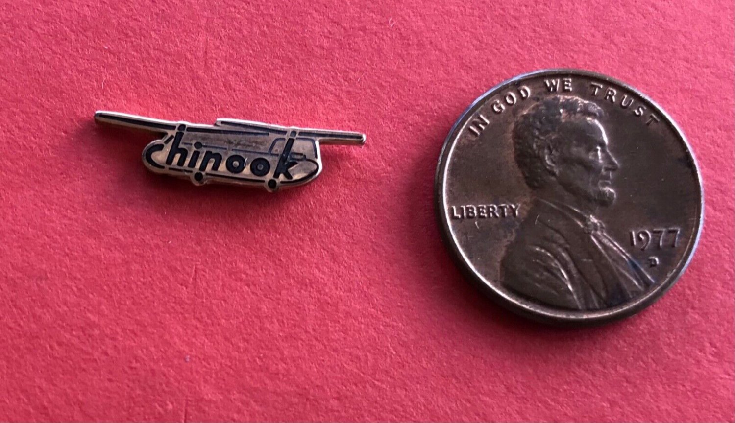 Boeing Ctc 1/10 10k Gold CH47D Chinook Helicopter Pin vintage NOS CH-47 Boeing Ctc 1/10 10k Gold CH47D Chinook Helicopter Pin vintage NOS CH-47