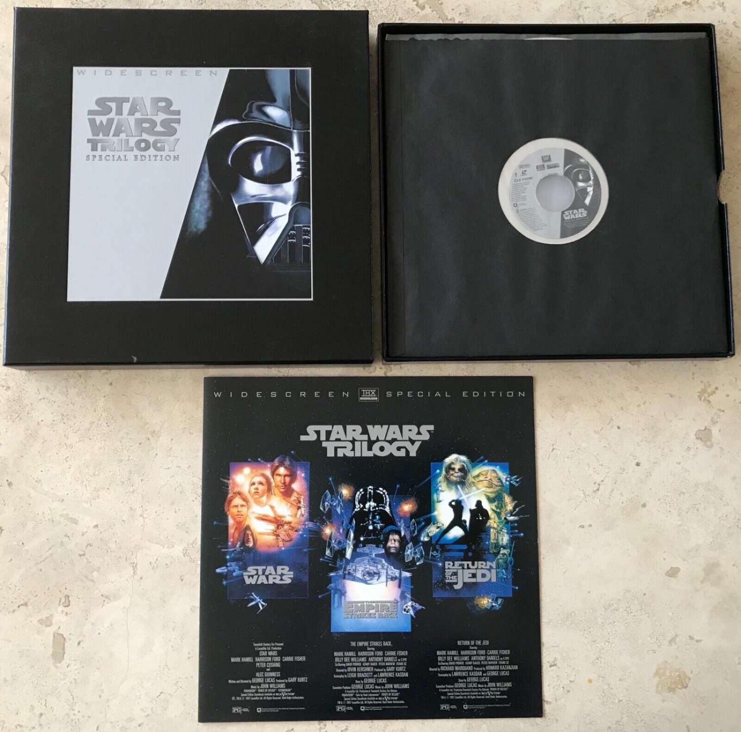 Star Wars Trilogy Special Edition Laserdisc Box Set 1997 ANH ESB ROTJ ...