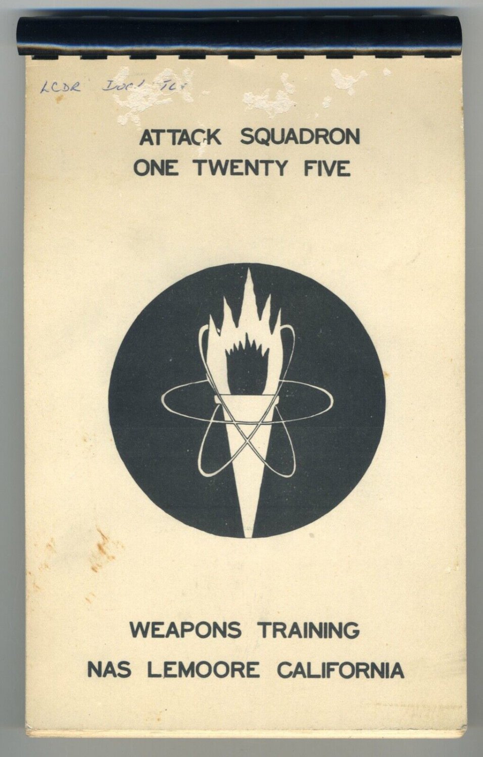 US Navy Attack Squadron 125 VA-125 Weapons Training Book Vietnam ATKRON ...