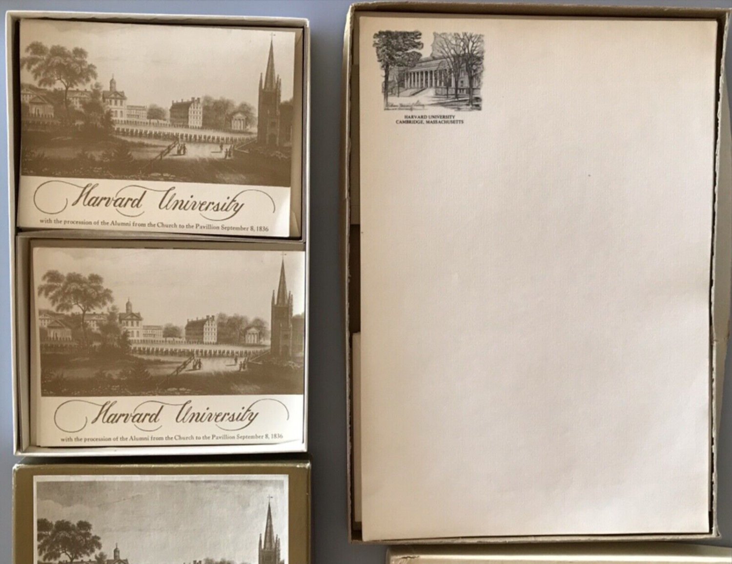 Harvard University Charles H. Overly Studio Illustrated Sheets Notes ...