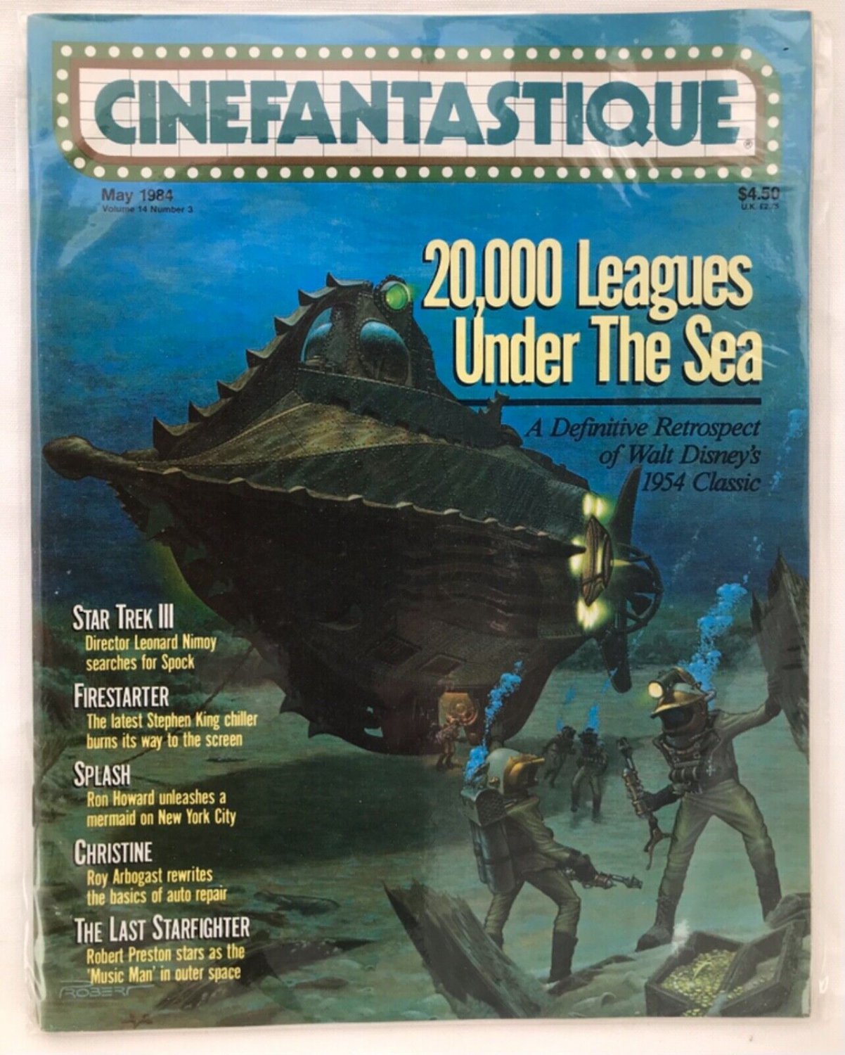 CINEFANTASTIQUE May 1984 NM vintage film magazine 20,000 LEAGUES UNDER ...