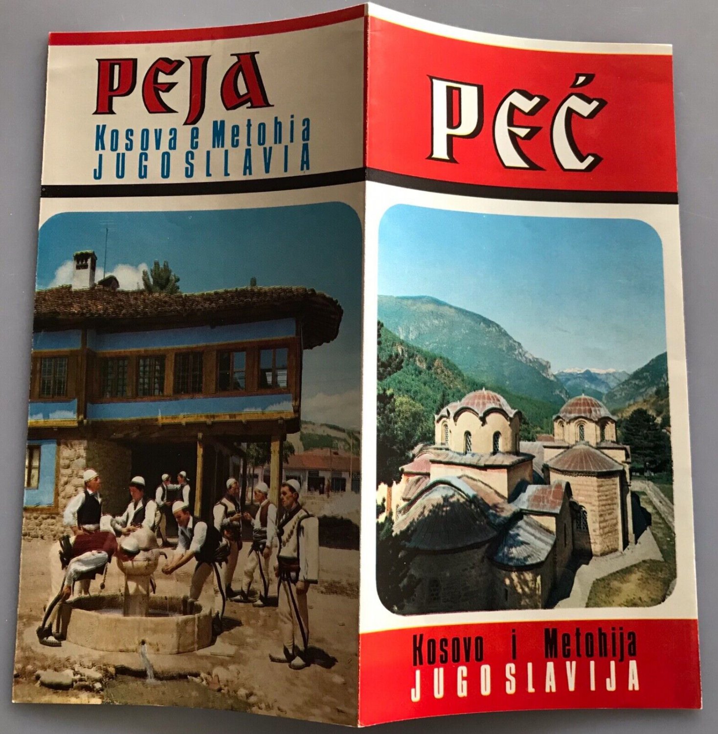 Peja Kosovo Vintage Tourist Brochure Printed in Yugoslavia Pec Balkans ...