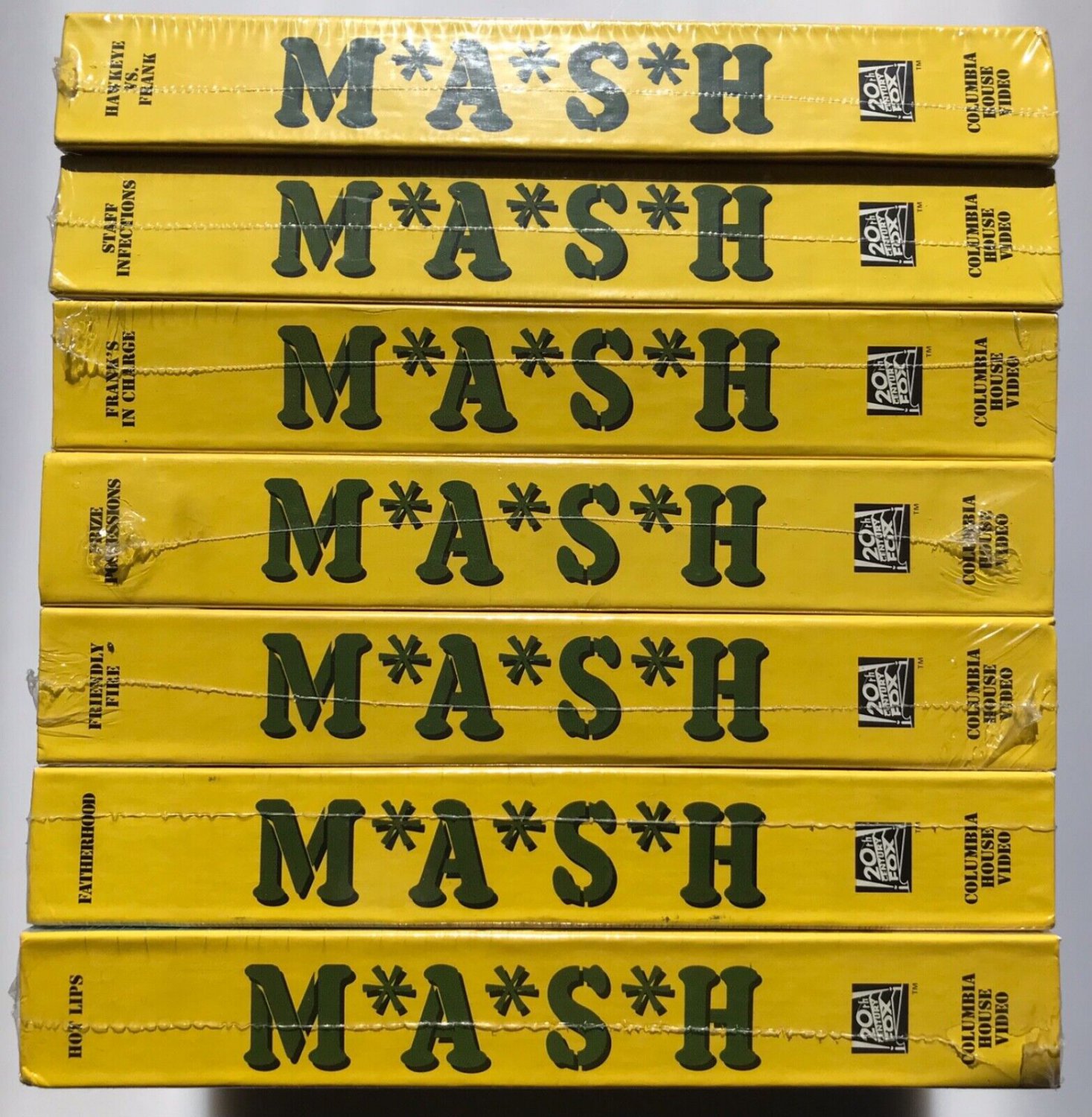 (7) New VHS Tapes MASH Collectors Edition SEALED Collection TV Series 70s