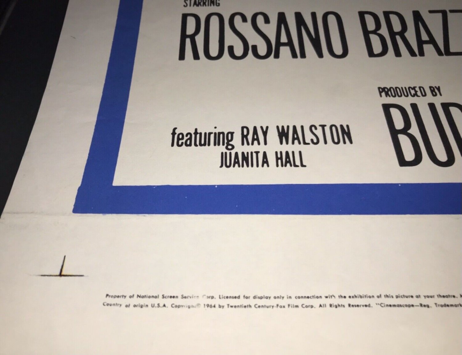 SOUTH PACIFIC Original Movie Poster 1964 Mitzi Gaynor Ray Walston ...