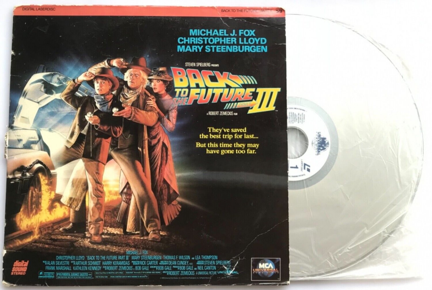 Back To The Future III Laserdisc 1990 Michael J. Fox Western ...