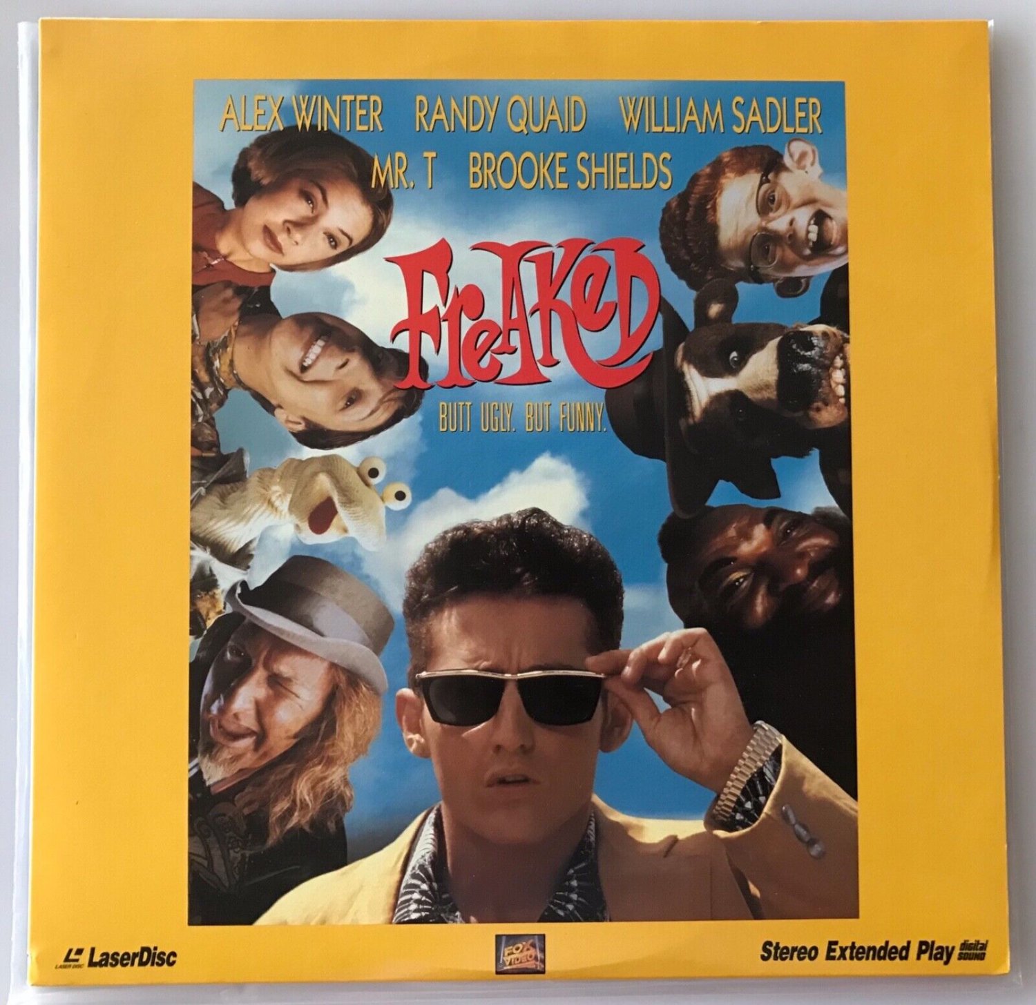 FREAKED LASERDISC Keanu Reeves, Brooke Shields, Randy Quaid, Mr. T ...