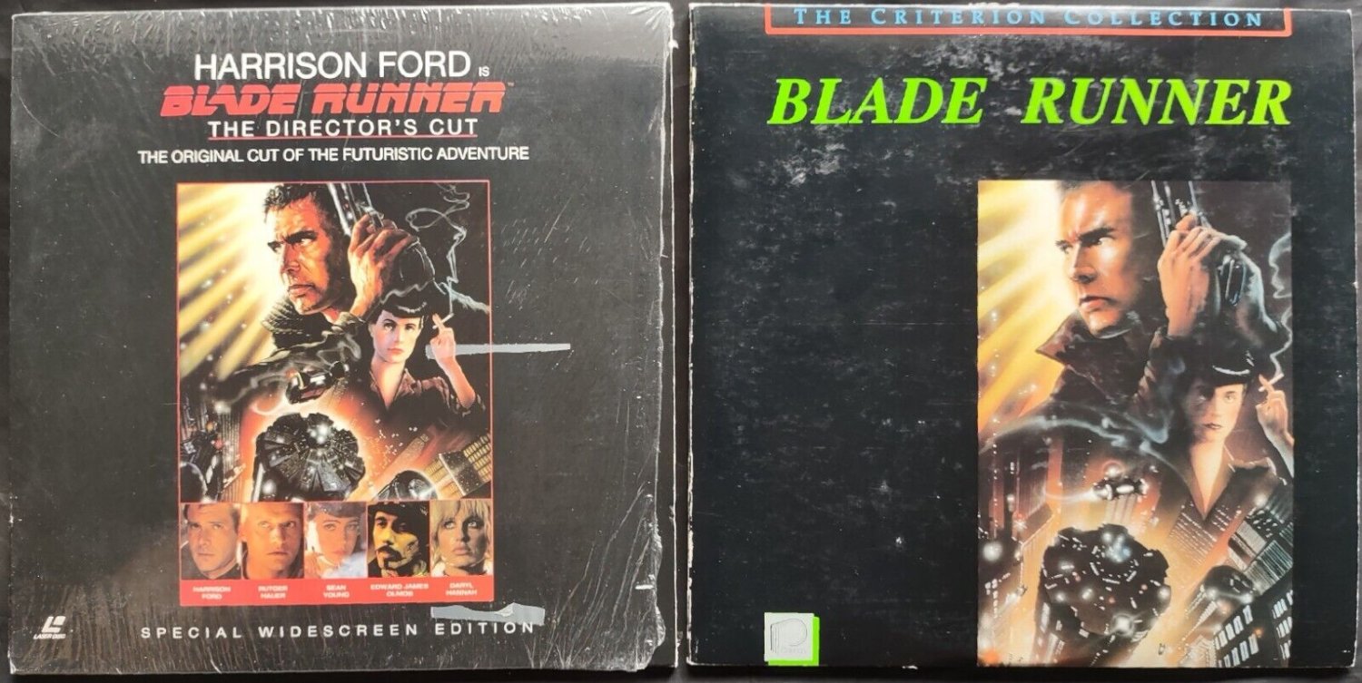 BLADE RUNNER LASERDISC CRITERION COLLECTION + DIRECTOR'S CUT WIDESCREEN ...