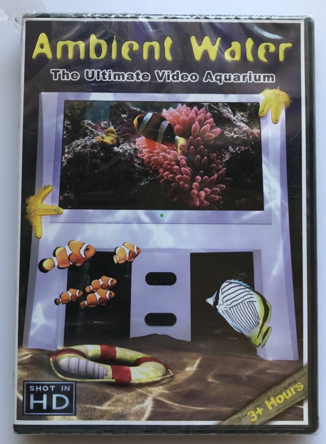 Ambient Water: The Ultimate Video Aquarium DVD BRAND NEW SEALED 3+ hours HD