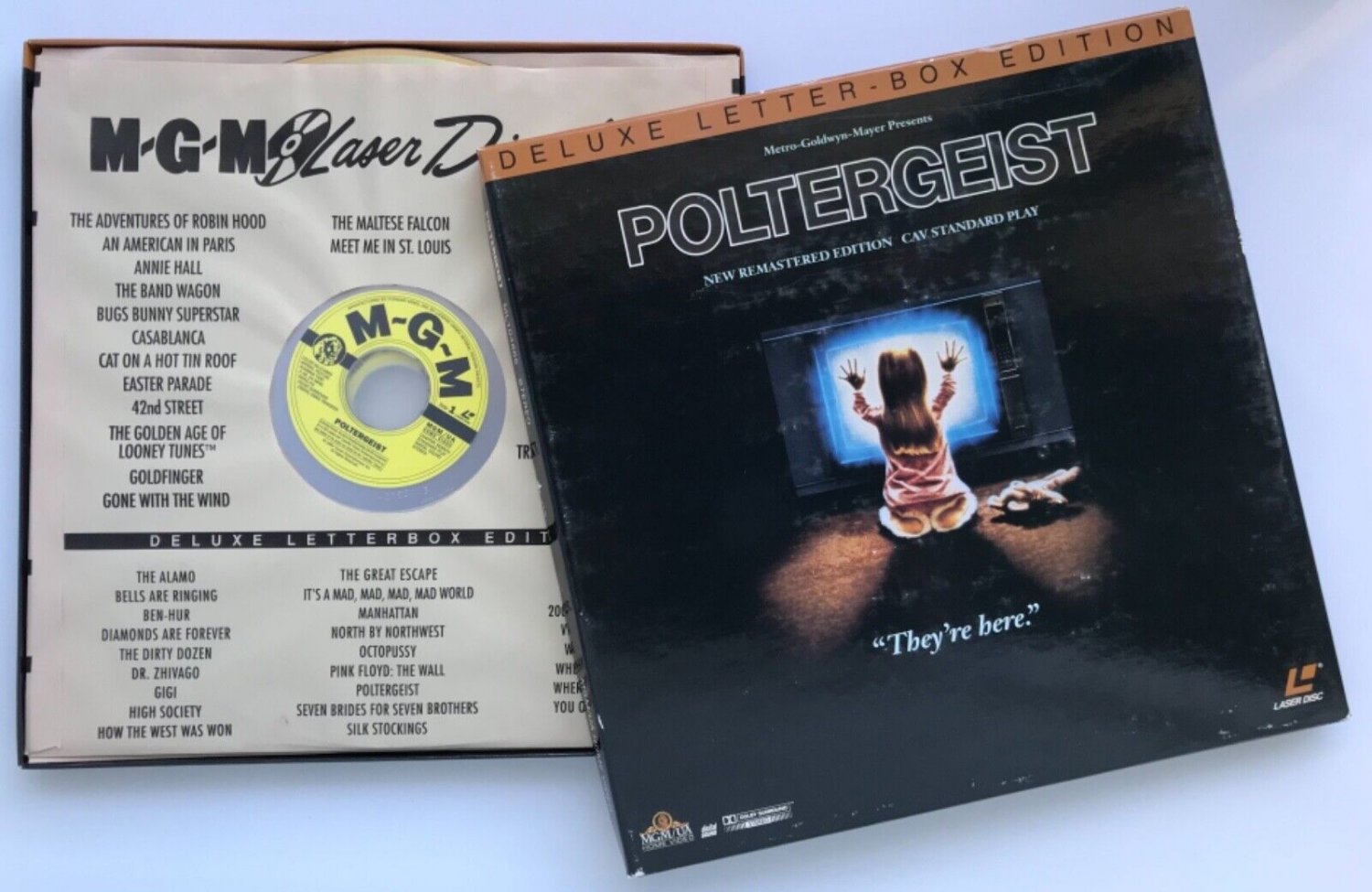 POLTERGEIST LASERDISC BOX SET 3 discs LDs CAV - ML104865 Tobe Hooper ...