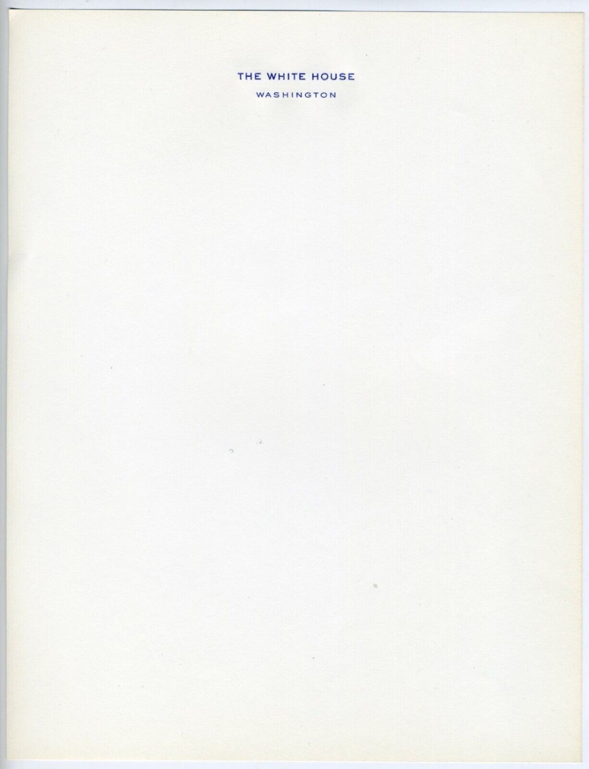 Official White House Stationery President Richard Nixon Paper Blank ...
