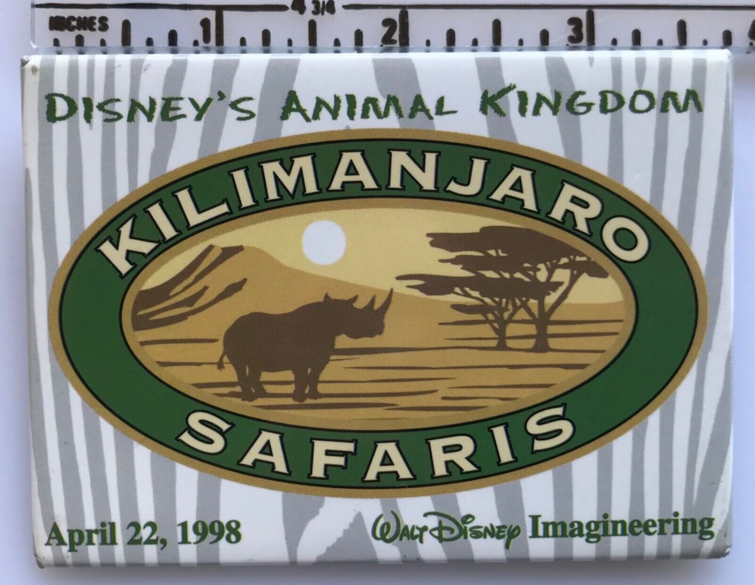 Walt Disney Animal Kingdom Kilimanjaro Safaris April 22, 1998 Pin ...