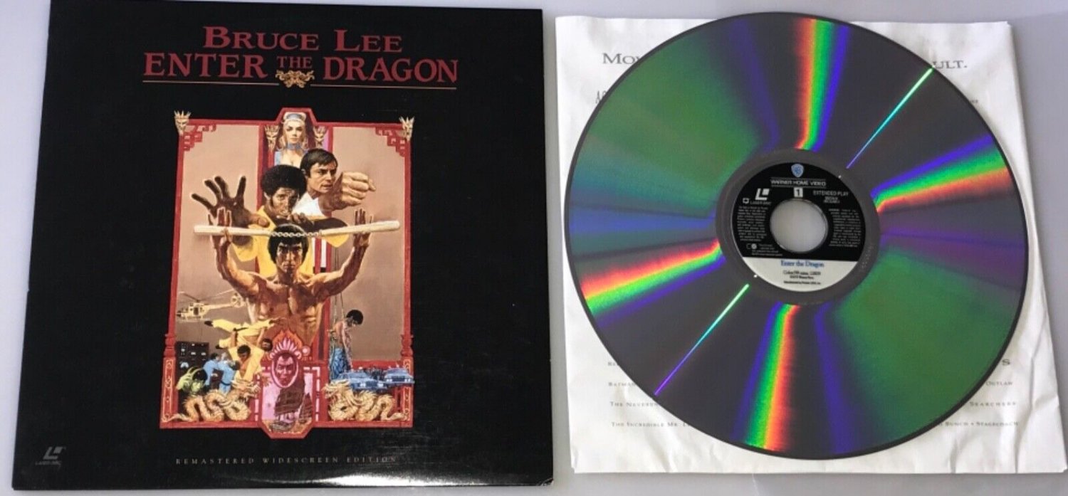 LASERDISC Enter The Dragon 1973 / 1993 Remastered WS + Bruce Lee Story ...