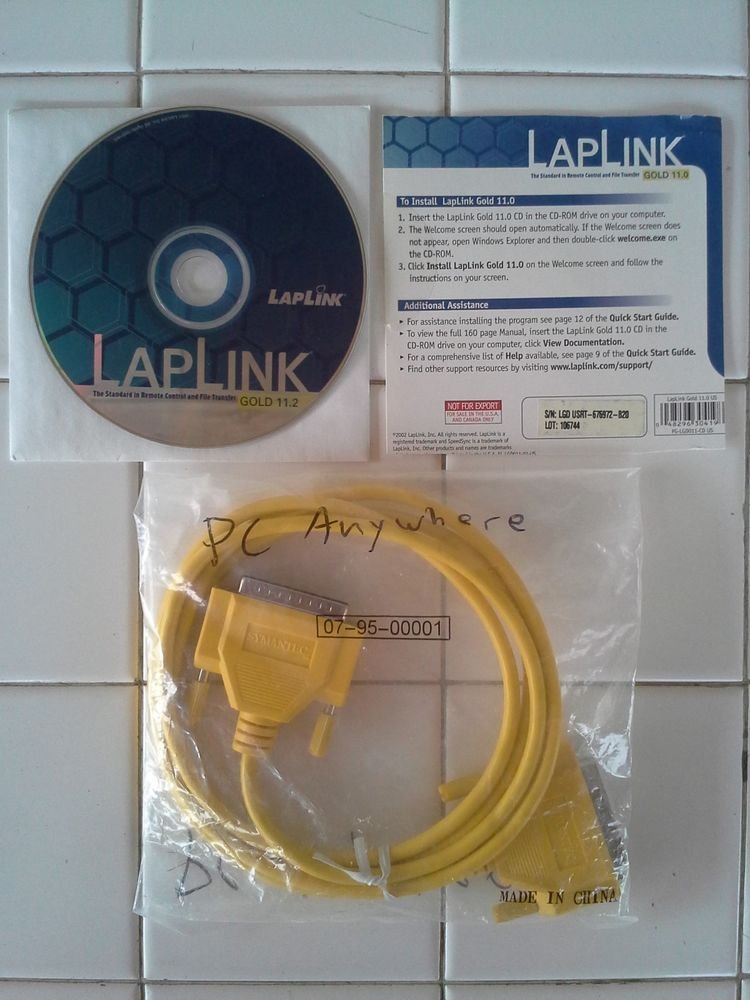 LapLink Gold V11.2 With NEW Parallel Cable, CD-ROM