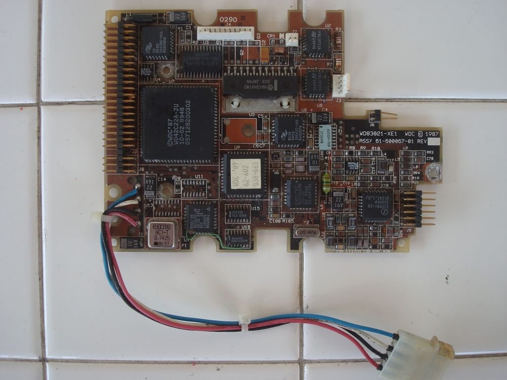 Western Digital 30MB XT-IDE Hard Drive Logic Board (As-Is), WD93038-X