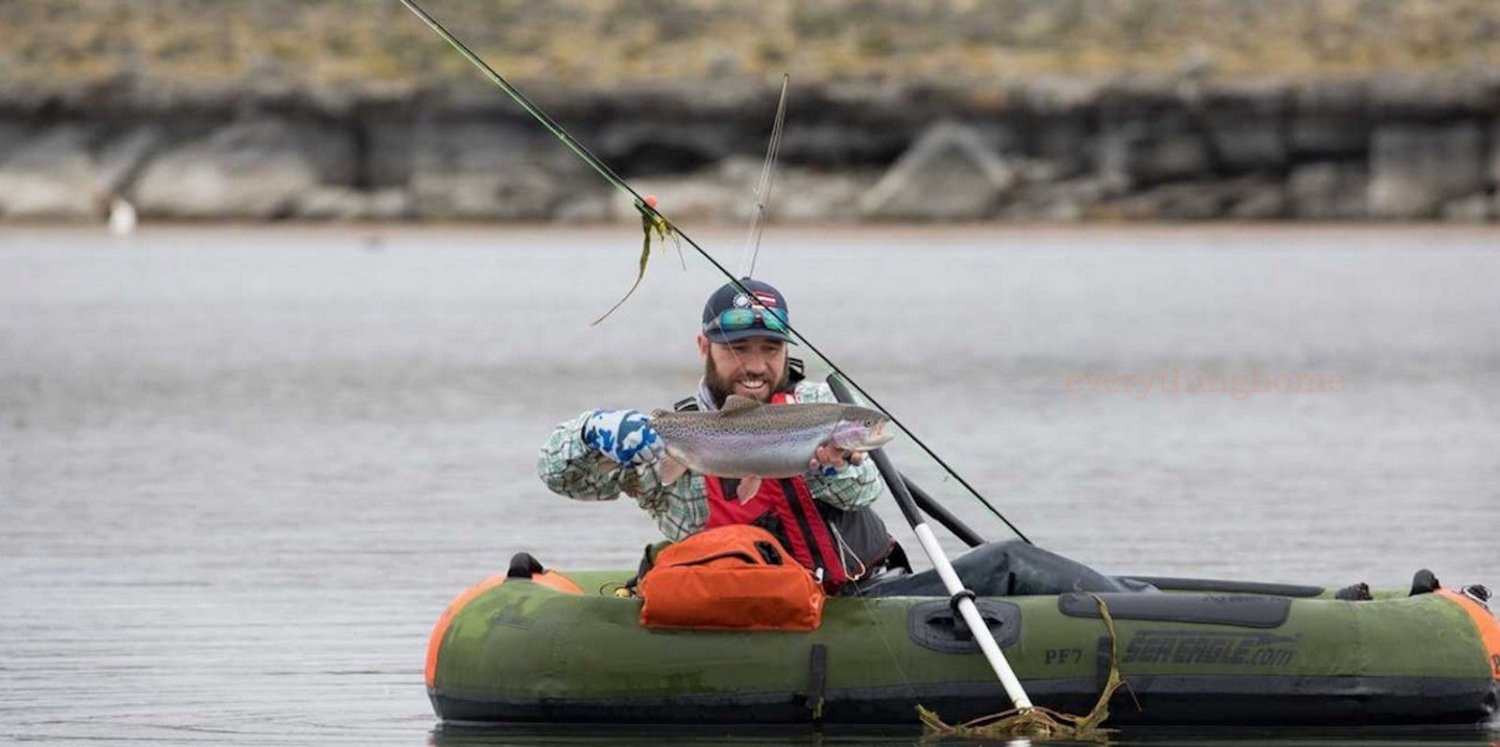 SEA EAGLE PACKFISH 7 PRO PACKAGE PORTABLE INFLATABLE FISHING BOAT RAFT