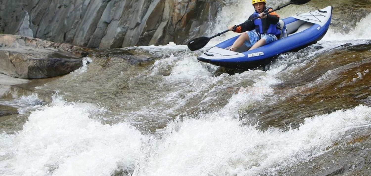 SEA EAGLE 300X EXPLORER KAYAK QUICKROW PACKAGE CLASS 4 RAPIDS SELF BAIL