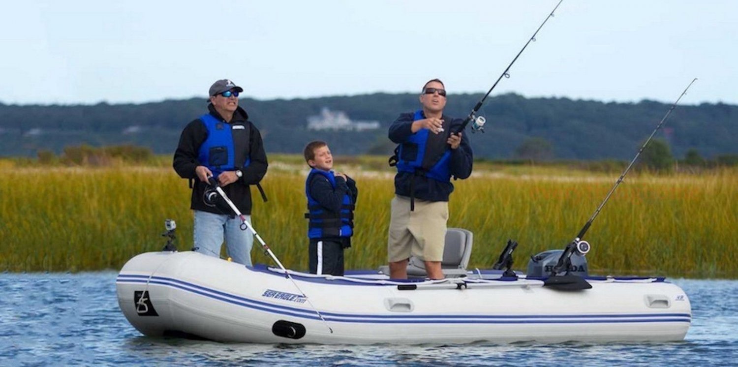 SEA EAGLE 14sr DROP STITCH DELUXE 14’ INFLATABLE SPORT RUNABOUT BOAT ...