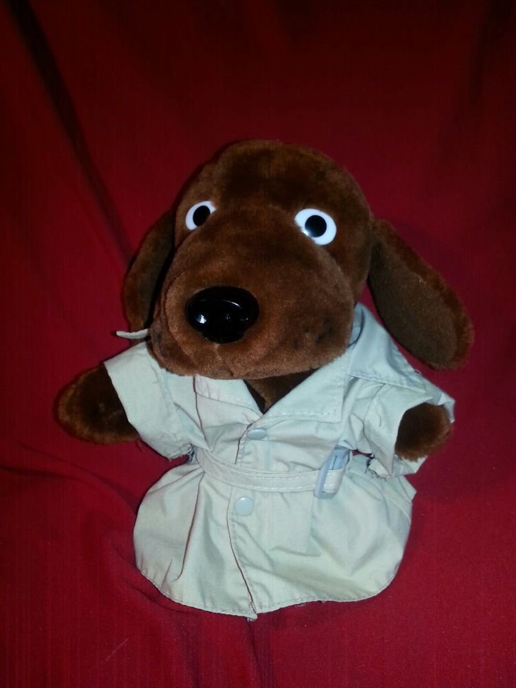 1989 MCGRUFF The Crime Dog Puppet 9” Stuffed Animal Plush 3+ Boys Girls