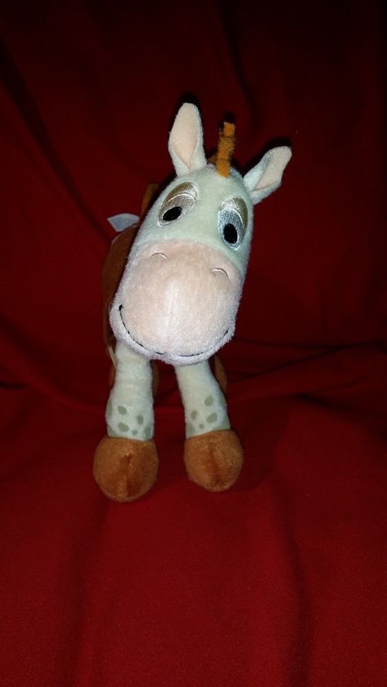 Disney Spotted Bullseye Plush Toy Nr.2 Race Horse Stuffed Animal Boys ...