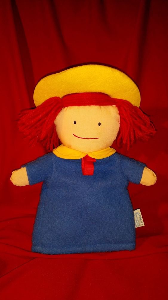 10" MADELINE HAND PUPPET 1990 EDEN TOYS 4 GIRLS - FREE SHIPPING