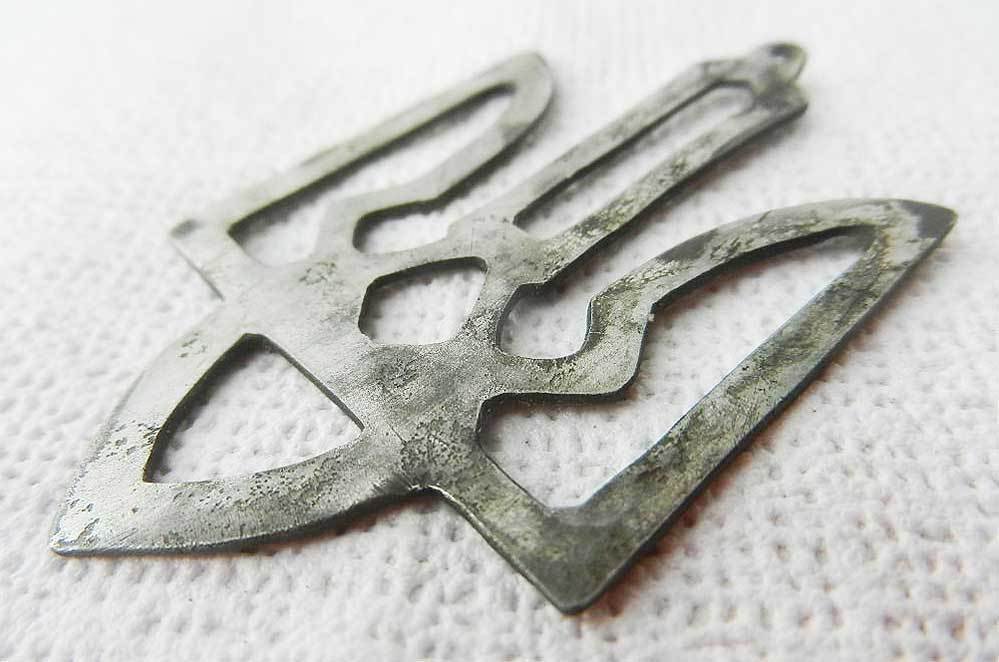 Original Rare WW2 Bronze Trysub UPA – OUN Ukrainian Insurgent Army ...