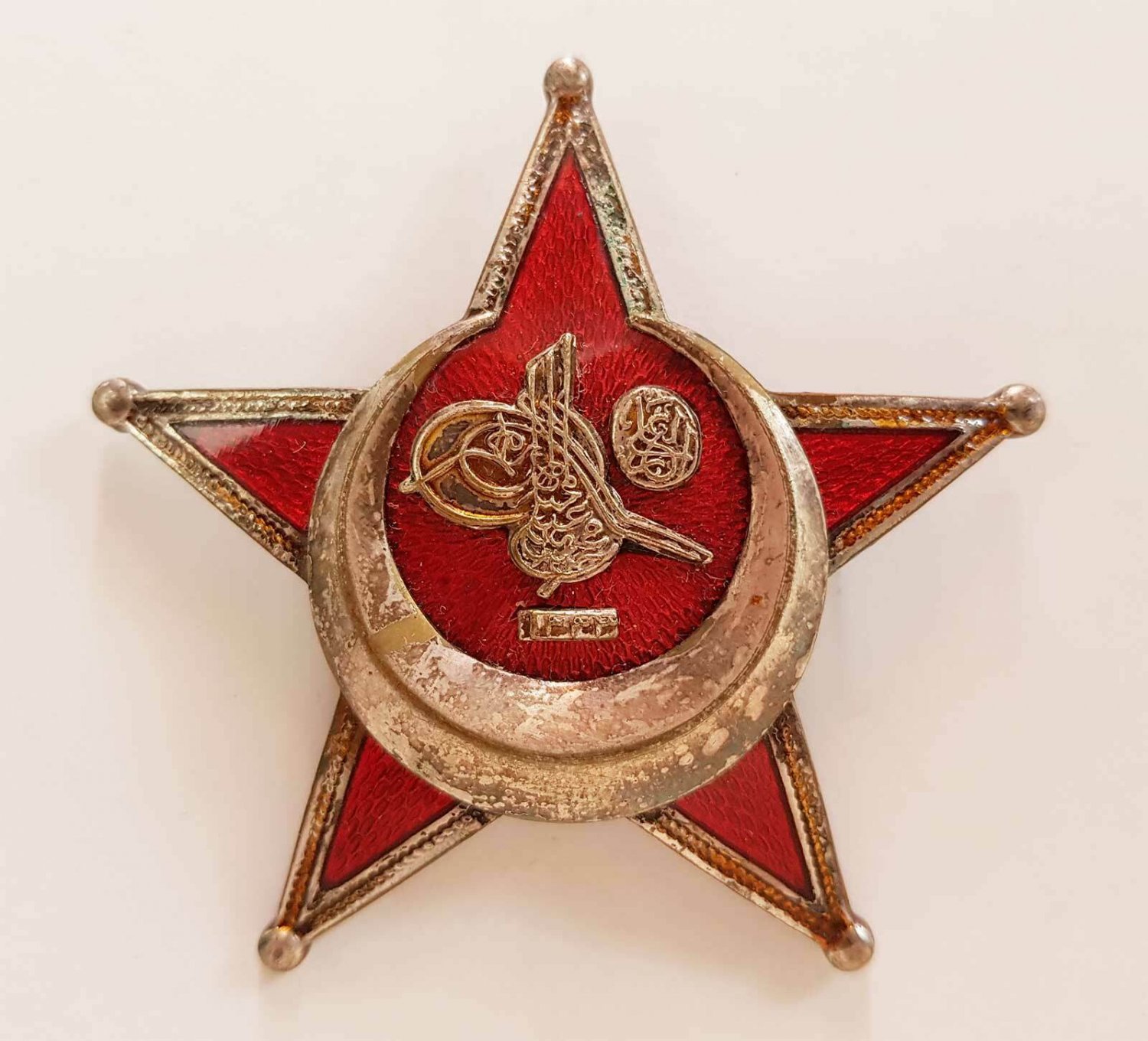 RARE GERMAN - OTTOMAN WW1 GALLIPOLI STAR, MEDAL order badge