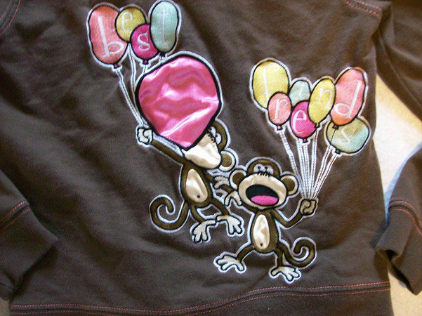 Bobby Jack Brown Jacket New Monkey Zipper Charm 2 Sided Design Hoodie ...