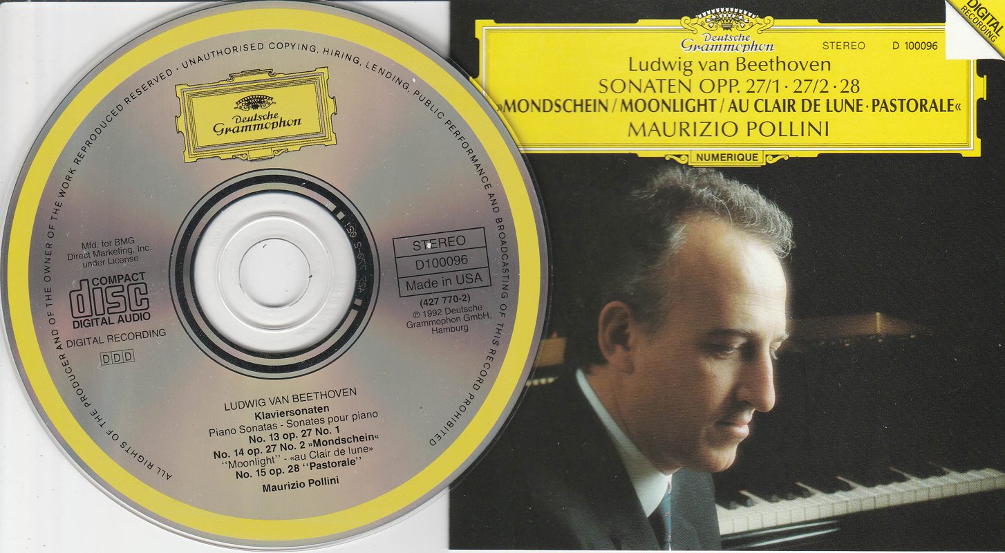 Beethoven – Piano Sonatas - Maurizio Pollini CD