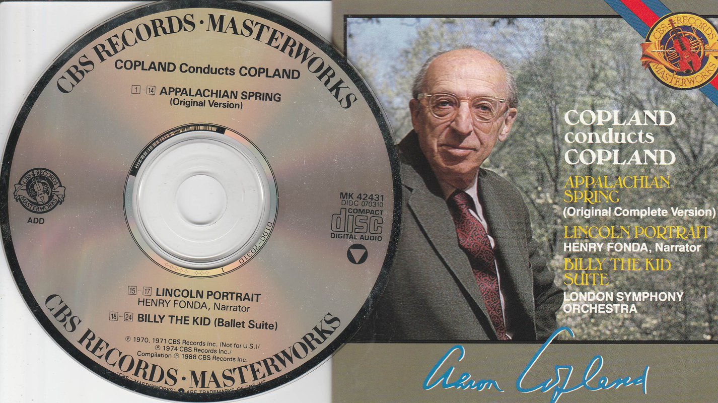 Copland Conducts Copland - CD
