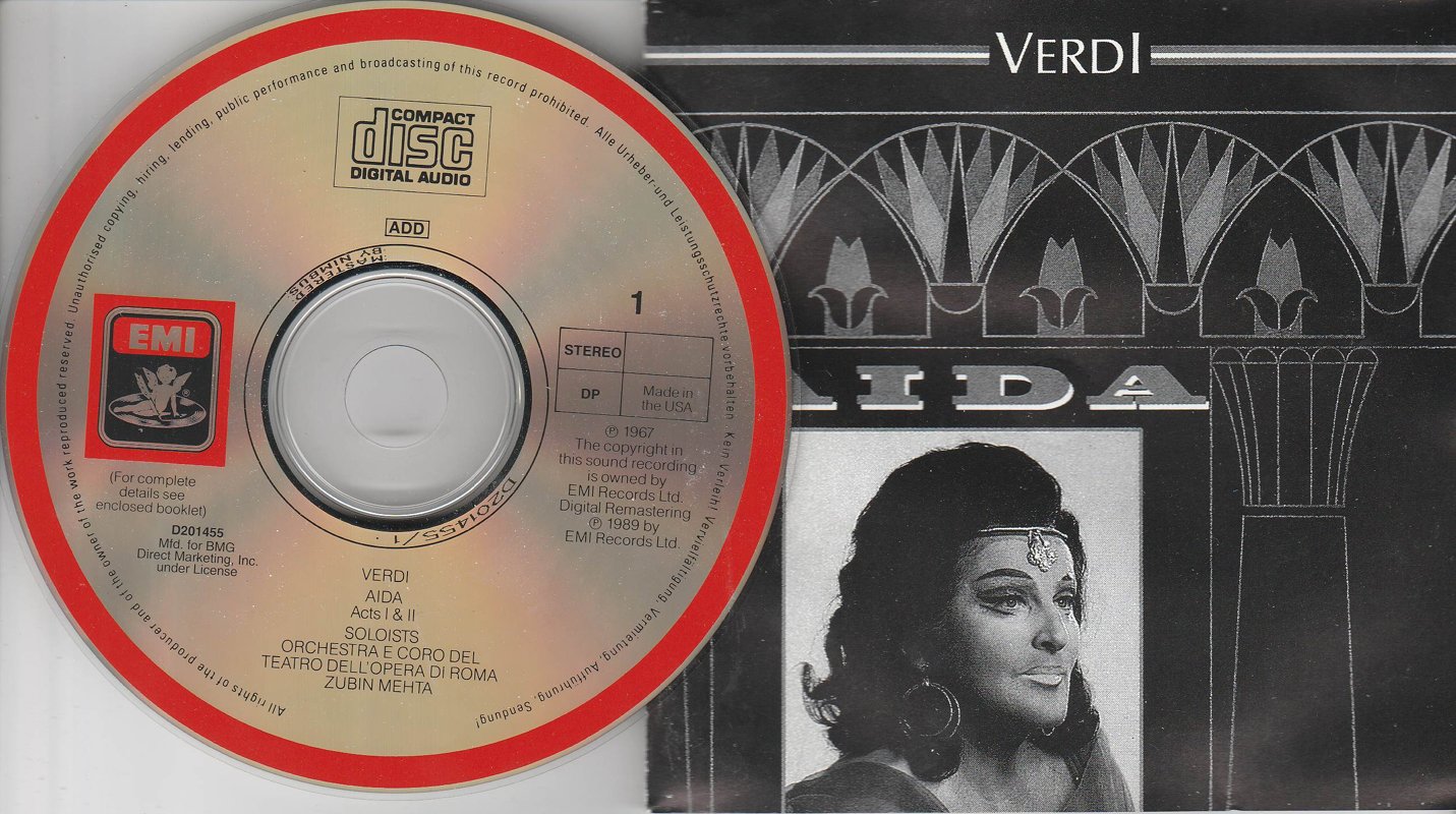 Aida - Verdi - Birgit Nilsson - Zubin Mehta - CD