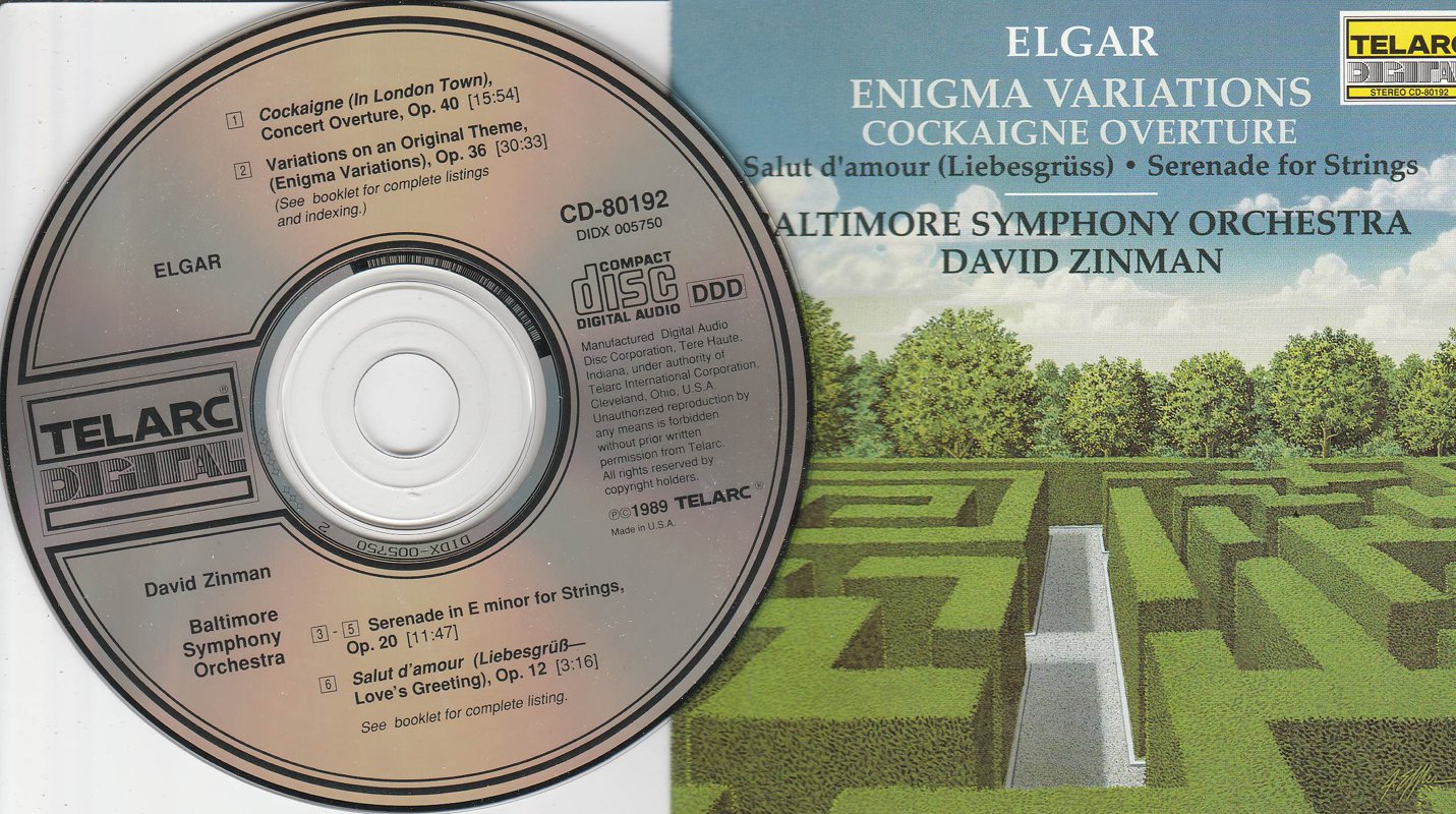 Elgar - Enigma Variations - Cockaigne Overture - CD