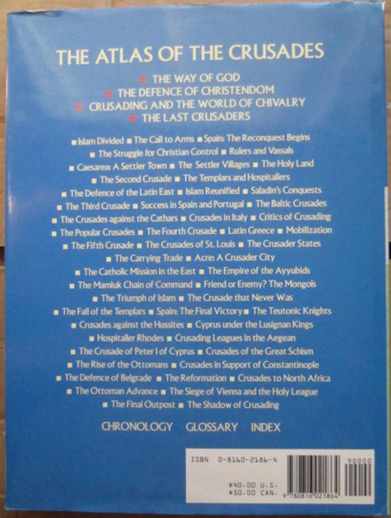 The Atlas of the Crusades edited by Jonathan Riley-Smith