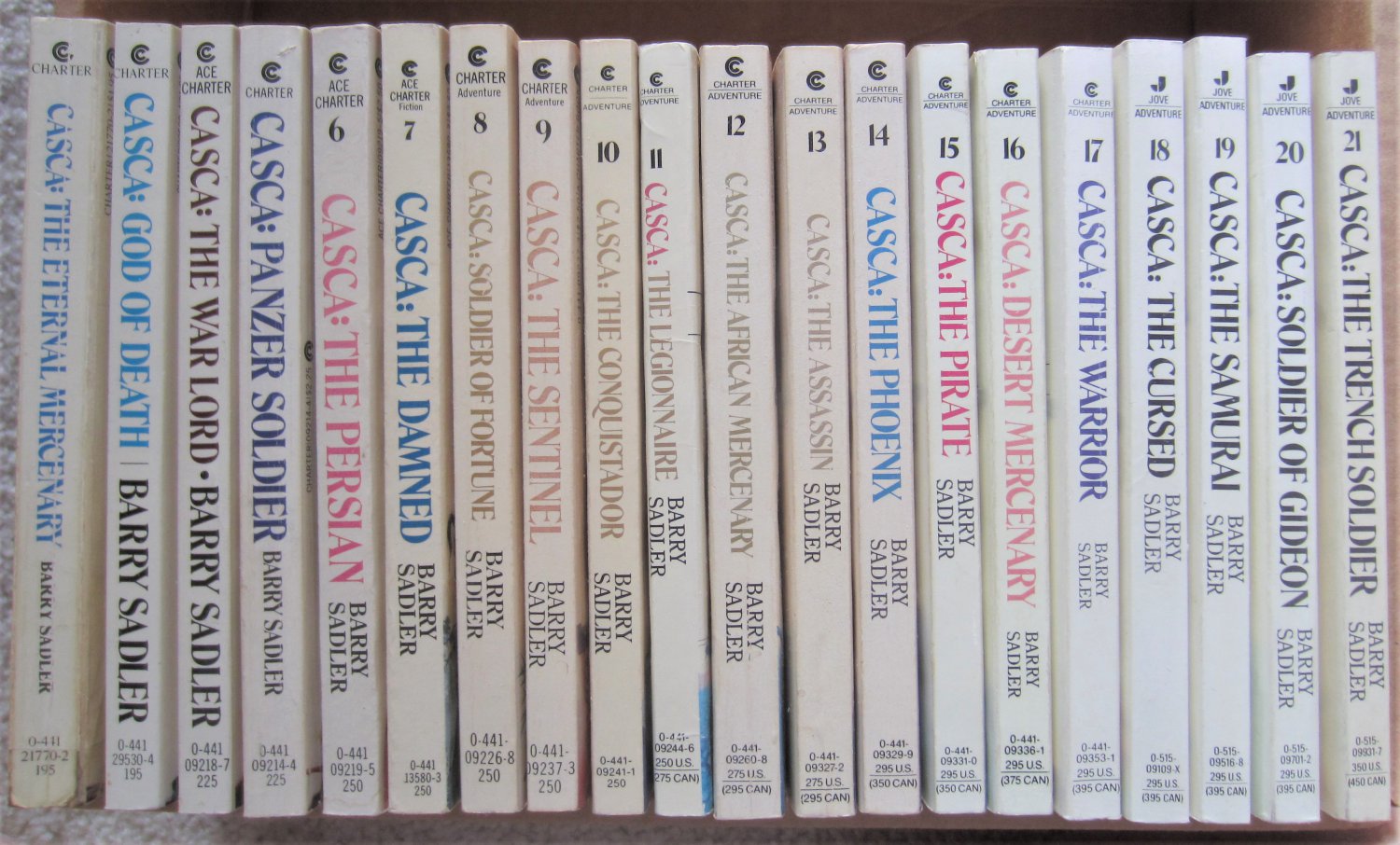 Casca Books - Barry Sadler - Lot of 20