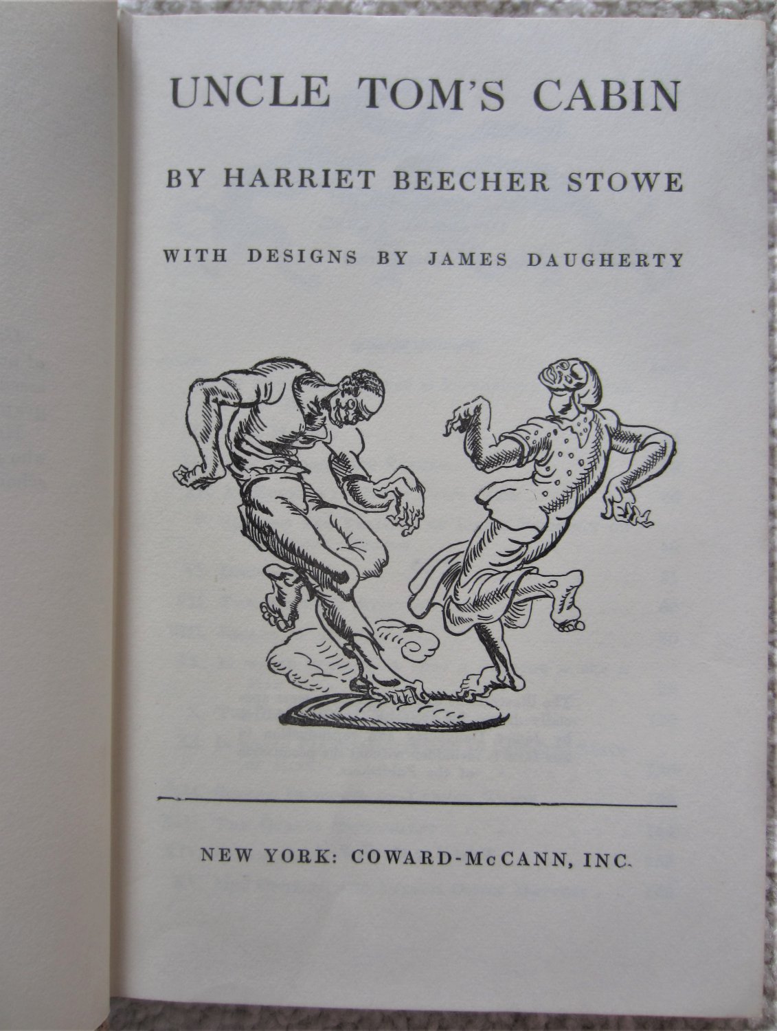Uncle Tom's Cabin by Harriet Beecher Stowe - Coward-McCann 1929 ...